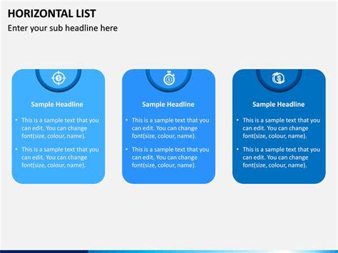 Horizontal List Infographics For PowerPoint And Google Slides PPT Slides