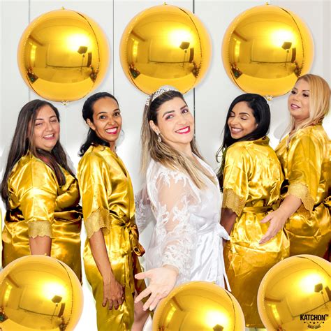 Getuscart Katchon Large Gold Foil Balloon 22 Inch Pack Of 6 Big