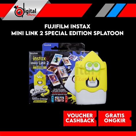 Jual Fujifilm Instax Mini Link 2 Special Edition Splatoon 3 Shopee