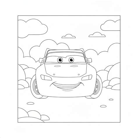 Disney Cars Movie Coloring Pages Free Printable Pdf