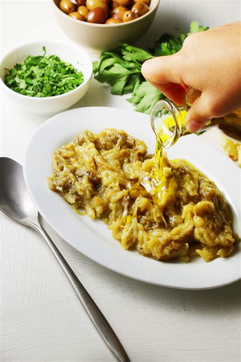 Greek Eggplant Dip Politiki Melitzanosalata 30 Days Of Greek Food