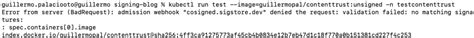 how to secure kubernetes deployment with signature verification sysdig