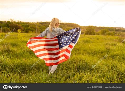 American Flag Country Girl All American Girl Metal Sign Country