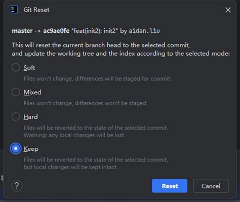 IDEA工具使用Git回滚代码 idea git 回退到某个commit CSDN博客 IDEA工具使用Git回滚代码 idea git 回退到某个commit CSDN博客