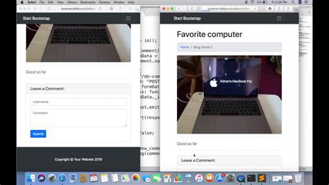 Realtime Comments Update Create A Blog In NodeJS And MongoDB YouTube