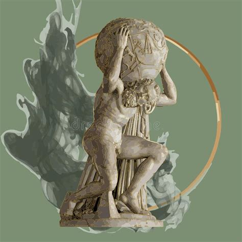 Abstract Illustrations Of Classical Art Stock Illustration