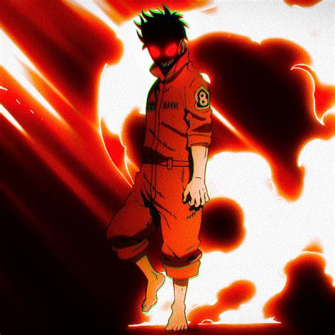 X Resolution Shinra Kusakabe Fire Force Ipad Air Wallpaper