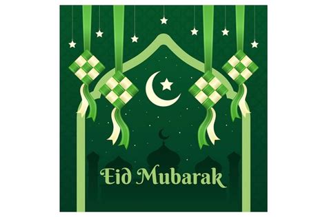 Premium Vector Vector Eid Mubarak Background