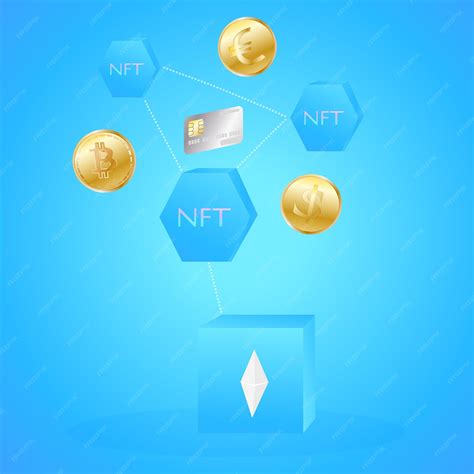 Premium Vector Concept Of A Digital Cryptographic Nft Token Vector