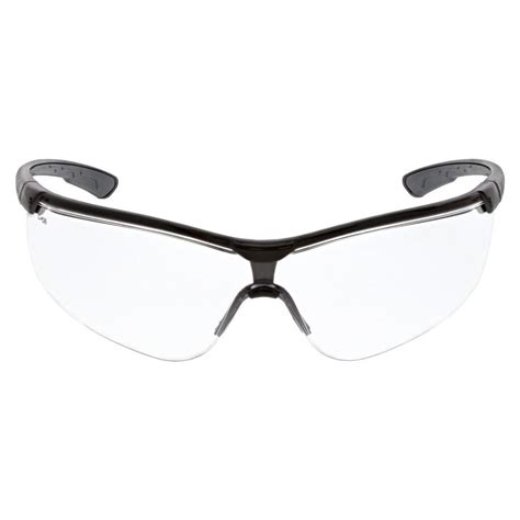 Mcr Safety Klondike Kd7 Safety Glasses With Black Frame And Clear Uv Af Lens