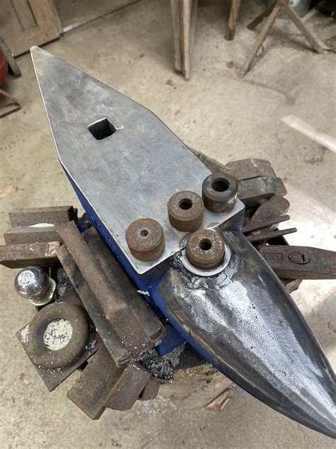My Answer To The Crappy Pritchel Hole On These Anvils Iron Worker