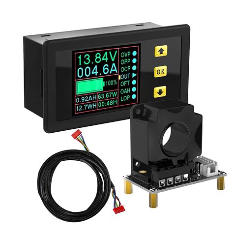 Charge Discharge Meter Drok 0 90v 100a Dc Voltage Amperage Power Battery Capacity Amp Hour