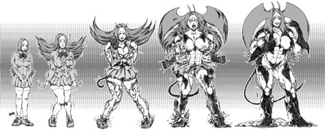 Rule 34 Abs Akuja Dream Antenna Bat Wings Before And After Bleach Breast Expansion Claws
