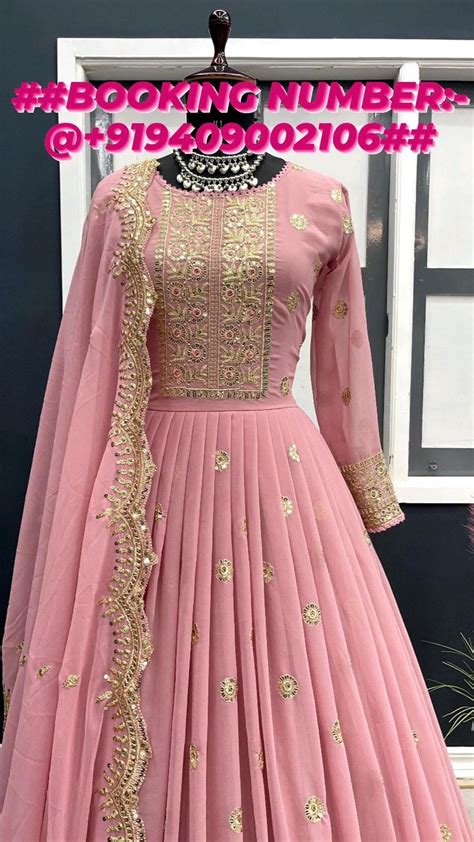 Launching New Party Wear Look Gown And Dupatta Set Latest Bridal