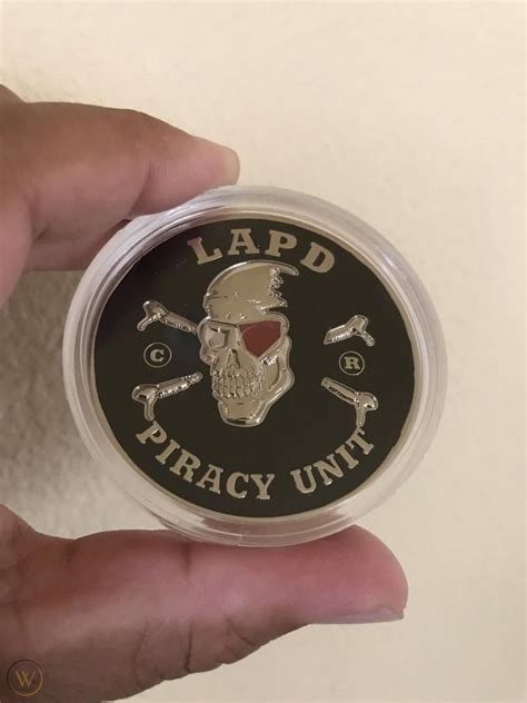 Lapd Challenge Coin Los Angeles Police Department Piracy Unit 1962225683