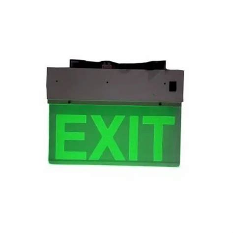 Emergency LED Exit Light 0 To 55 Degree C 24 V At Rs 1500 In Hyderabad ID 21596561588