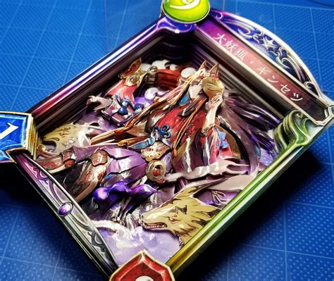 無尽蔵のサブウエポン On Twitter 今回はシャドウバースの 「大妖狐・ギンセツ」を製作‼️ 使用枚数は10枚の階層式。 イラストは