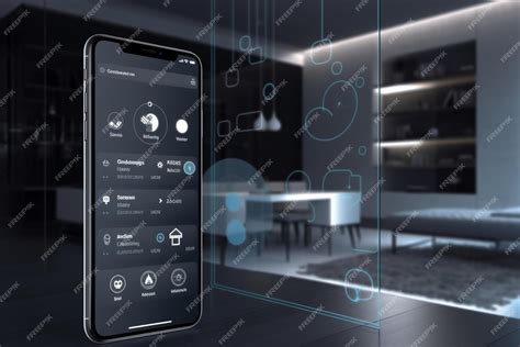 Premium Photo Smart Home Interface With Ar View Of Iot Objects Interior