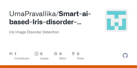 Smart Ai Based Iris Disorder Classificationirisdisorder
