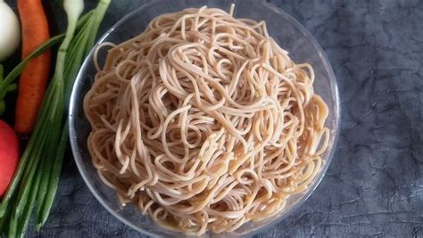 Гречневая лапша с овощами рецепт ПП