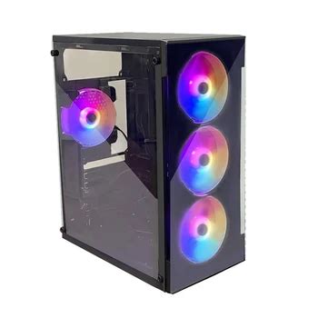 Manmu Premium Mid Tower Gaming Pc Case Computer Cases Towers Desktop