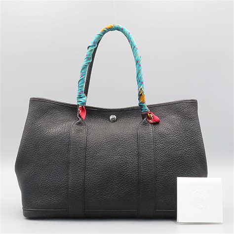 에르메스 가든파티 36 토트백 트윌 스카프 럭셔리바이 중고명품