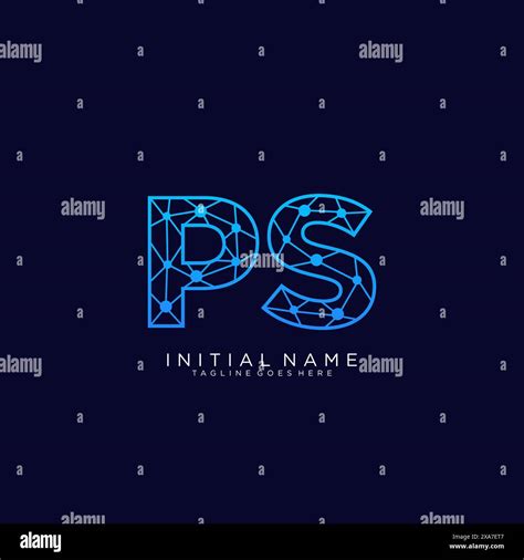 Ps Tech Logo Stock Vector Images Alamy