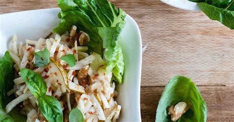 stuttgartcooking Käse Salat mit Birne und Walnüssen