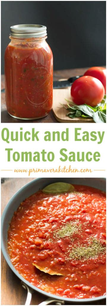 How To Make Basic Tomato Sauce Quick Cooking Marinara Delicious Too