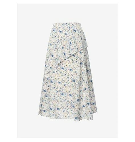 비지트인뉴욕프릴 포인트 프린트 스커트 Vy5sr35롯데백화점 티몬