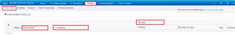 ISE Network Authorization Policy Elements DCLessons