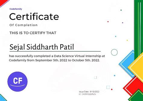 Sejal Patil On Linkedin Datascience Internship
