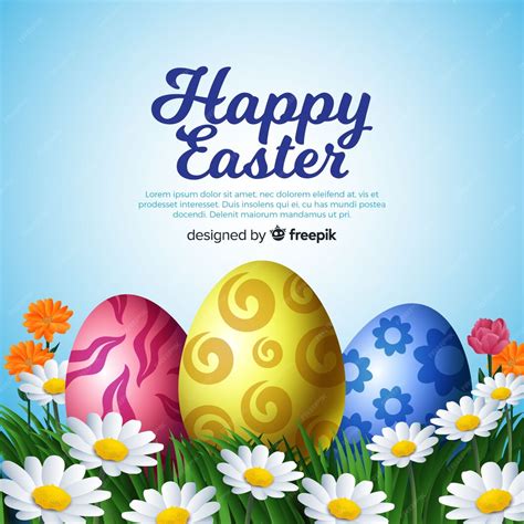 Free Vector Happy Easter