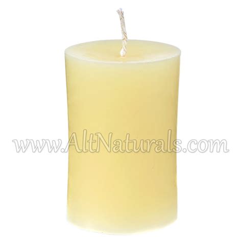 100 Pure White Ivory Beeswax Pillar Candles Alternative Imagination