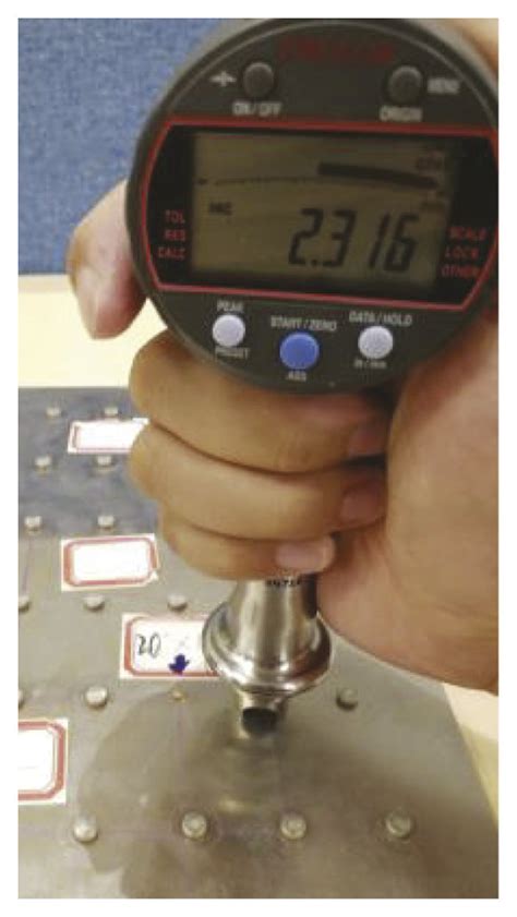 Measuring The Driven Head A Riveted Joints B Vernier Caliper C Download Scientific
