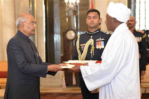 Ambassador Designate Of The Republic Of Sudan Ahmed Yousif Mohamed