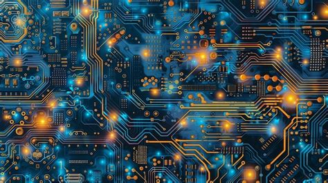 Premium Photo Abstract Digital Circuit Board Patterns