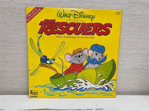 The Rescuers Walt Disney Original Soundtrack 1977 12 Vinyl Lp Etsy