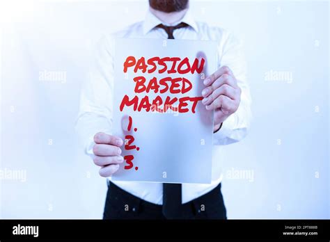 Conceptual Caption Passion Based Market Internet Concept Emotional