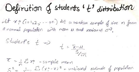 T Distribution
