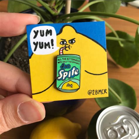 Diet Spite Enamel Pin The Red Door Gallery