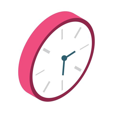 Isometric Clock Time 10793636 Vector Art At Vecteezy