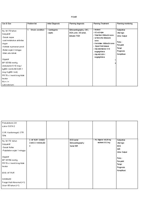 Pomr Initial Diagnosis Planning Treatment And Monitoring Pdf