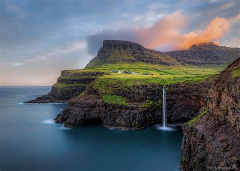Múlafossur Waterfall Photo Spot Faroe Islands