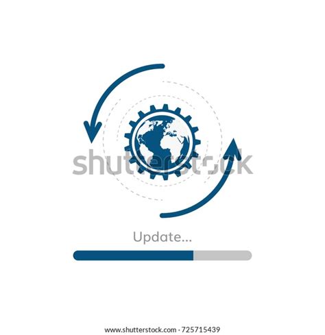 Update Progress Bar Vector Upgrade Application Stock Vector Royalty Free 725715439 Shutterstock
