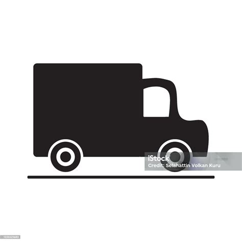 Tanda Lorry Simbol Ilustrasi Vektor Ilustrasi Stok Unduh Gambar