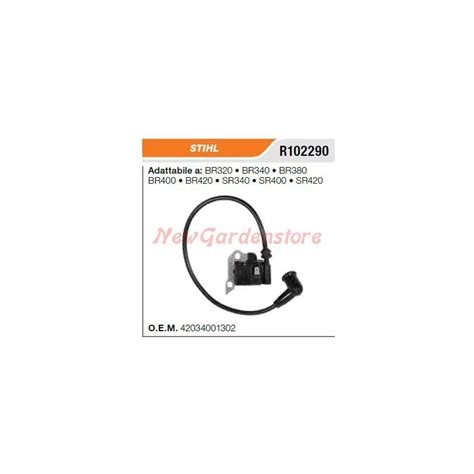 Bobina De Encendido STIHL Soplador BR320 340 380 400 R102290 4203 4