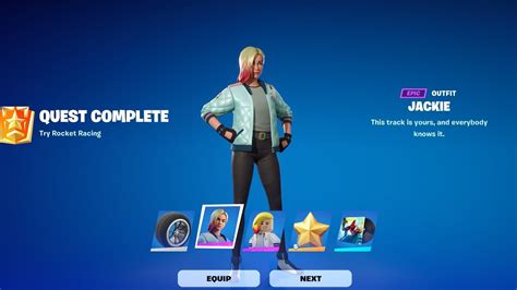 How To Actually Unlock The Free Jackie Skin In Ranked Rocket Racing