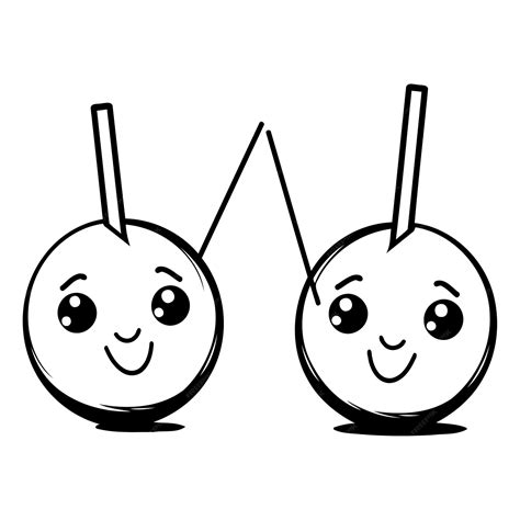 Premium Vector Funny Balls Icon Cartoon Illustration Of Funny Balls