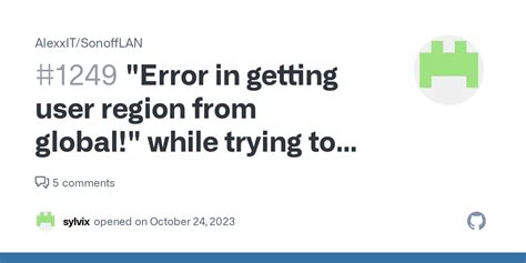 Error In Getting User Region From Global While Trying To Login To